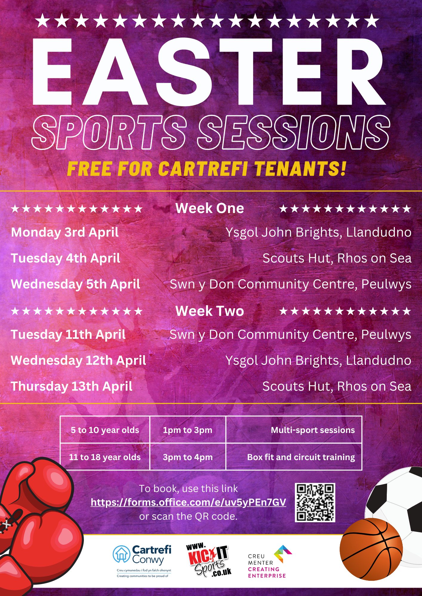Easter Sports Sessions from Creating Enterprise - Creating Enterprise
