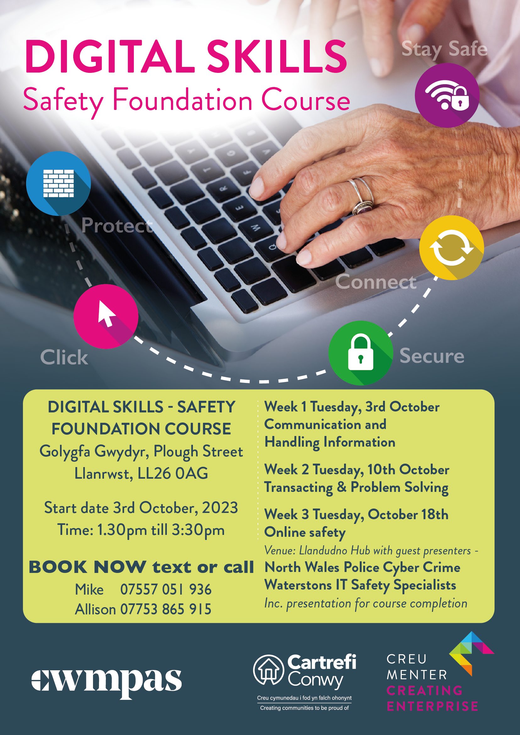DIGITAL SKILLS Safety Foundation Course - 3rd October - Creating Enterprise