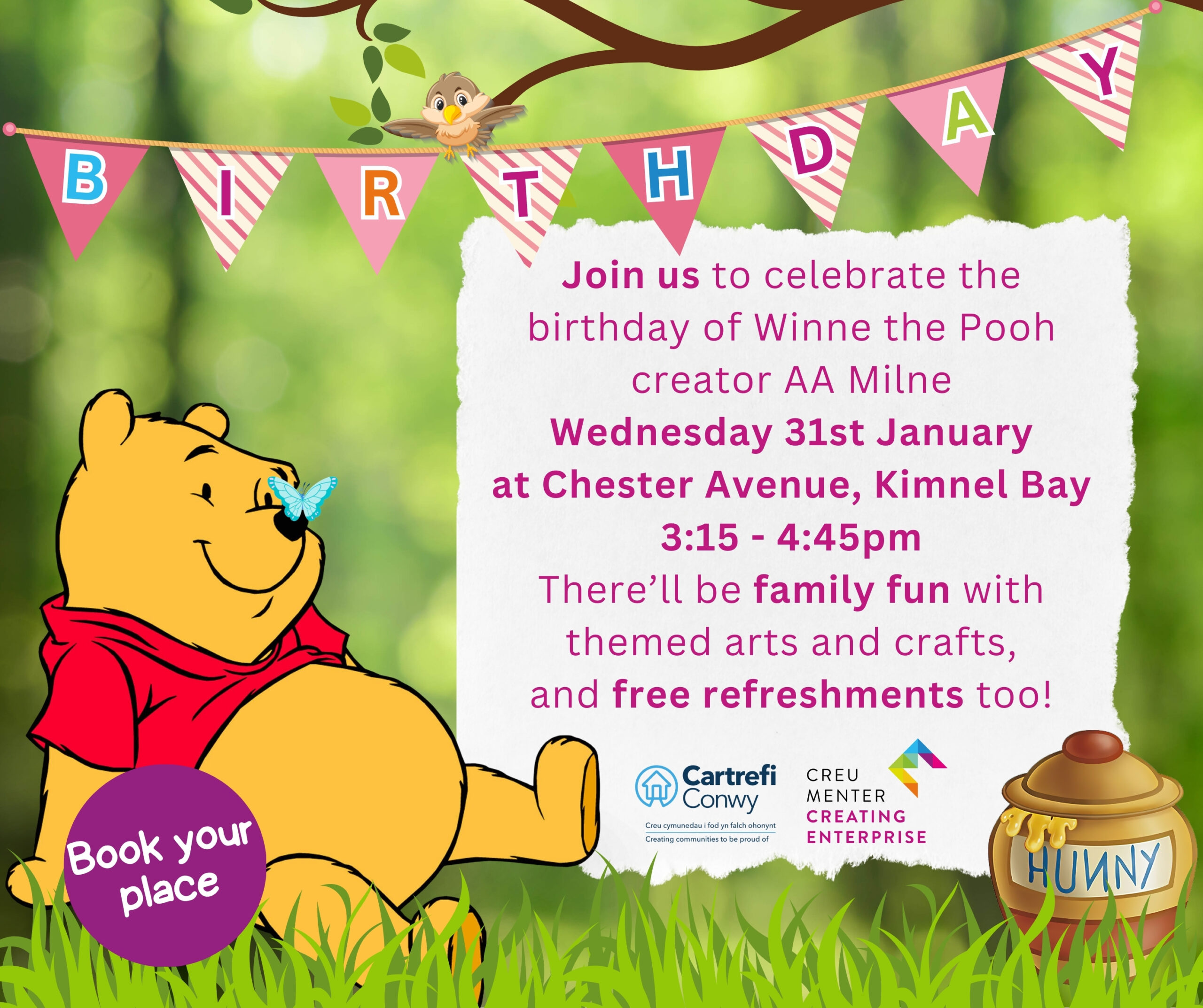 FAMILY FUN at CHESTER AVENUE Wednesday, 31st January - Creating Enterprise
