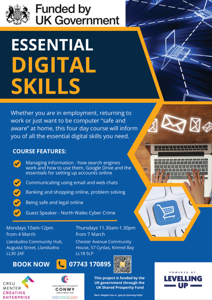 ESSENTIAL DIGITAL SKILLS - FREE TRAINING - March 2024 - Creating Enterprise