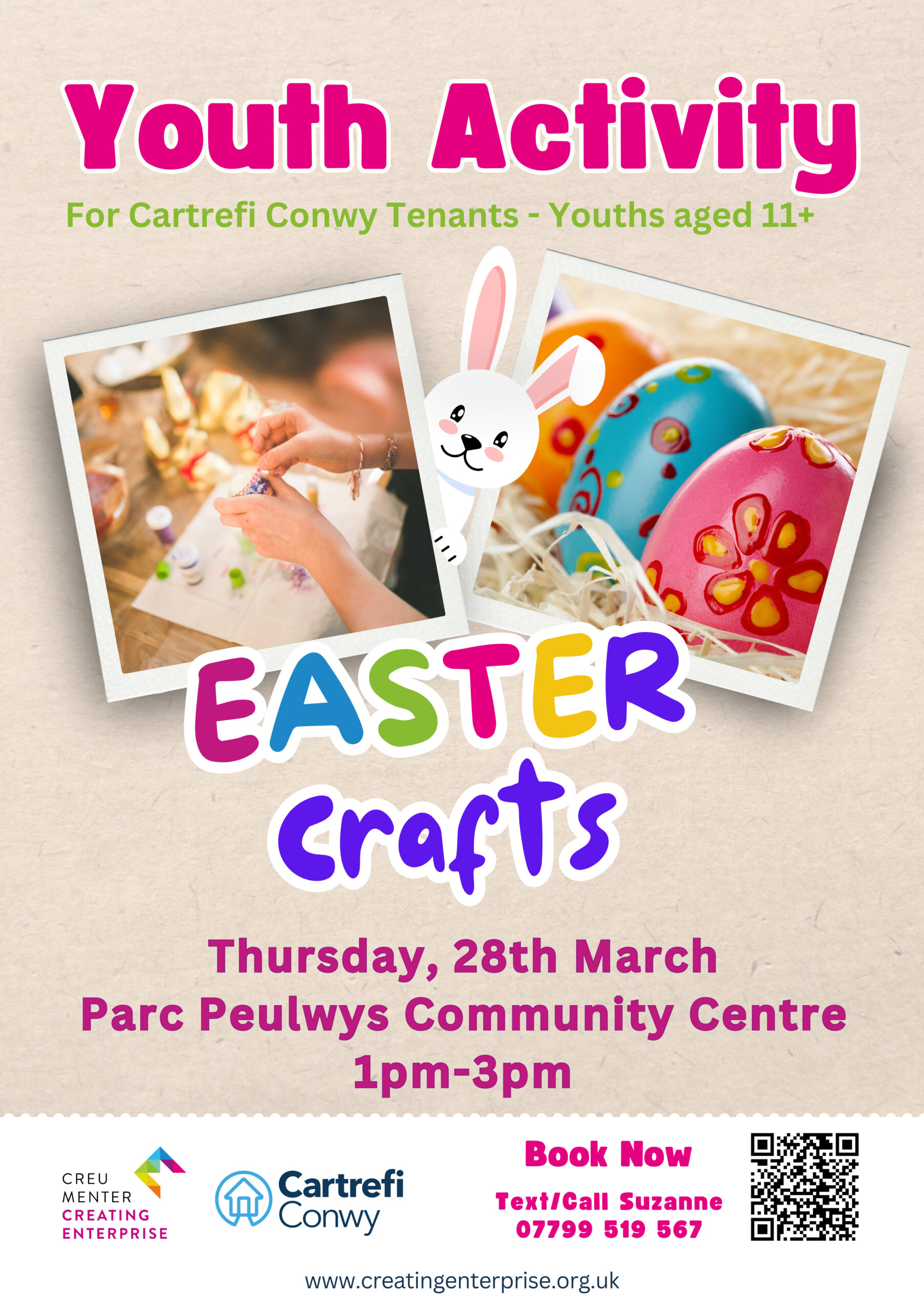 YOUTH ACTIVITY, EASTER CRAFT & ACTIVITIES - 28th March, Peulwys ...