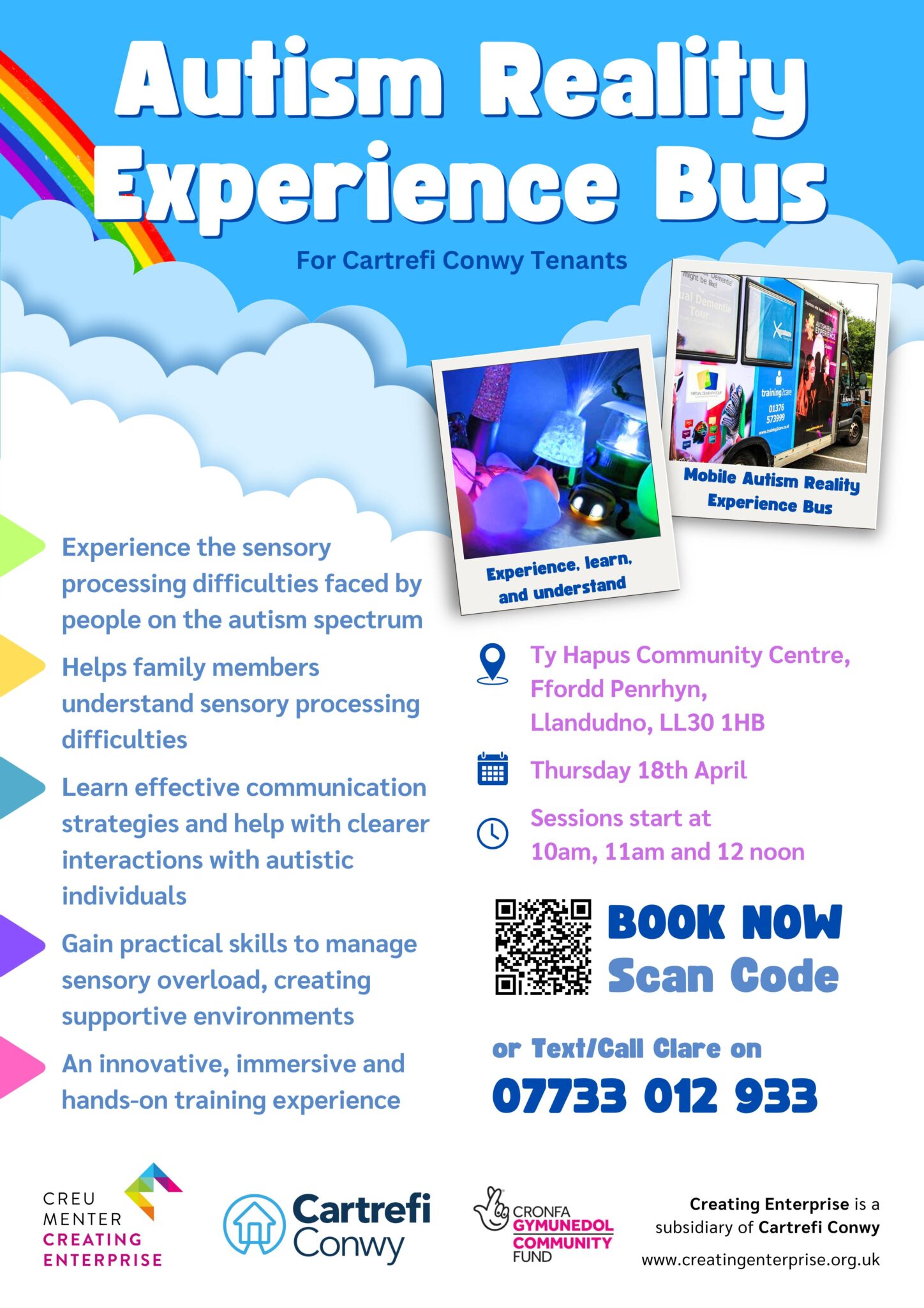 Autism Reality Experience Bus - Thursday, 18th April - Creating Enterprise